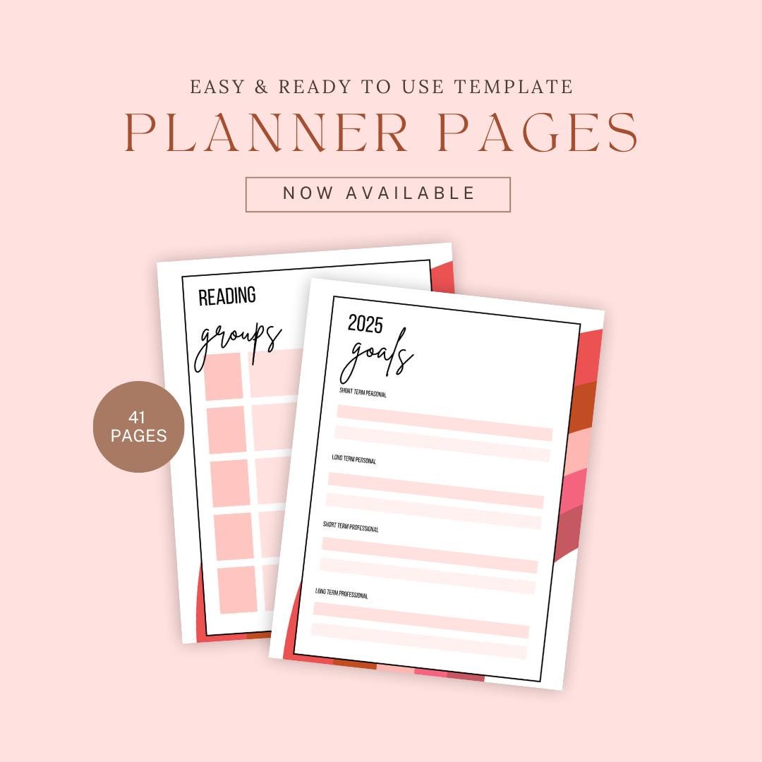 2025 Teacher Planner Binder Printables | Lesson Plan Templates, Teacher ...