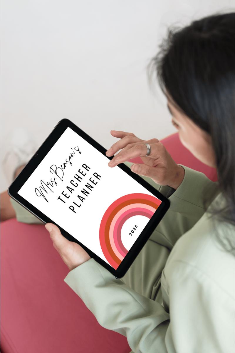 2025 Teacher Planner Binder Printables | Lesson Plan Templates, Teacher ...