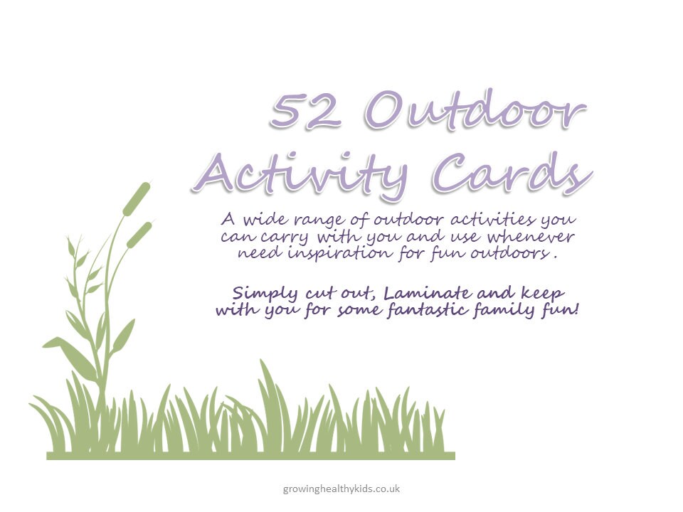 52 Outdoor Activity/task Cards Printable Instant Download - Etsy