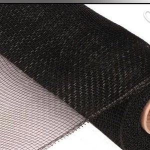 21" Black Poly Deco Mesh, Black Mesh,deco Mesh,poly Deco Mesh,poly Mesh ...