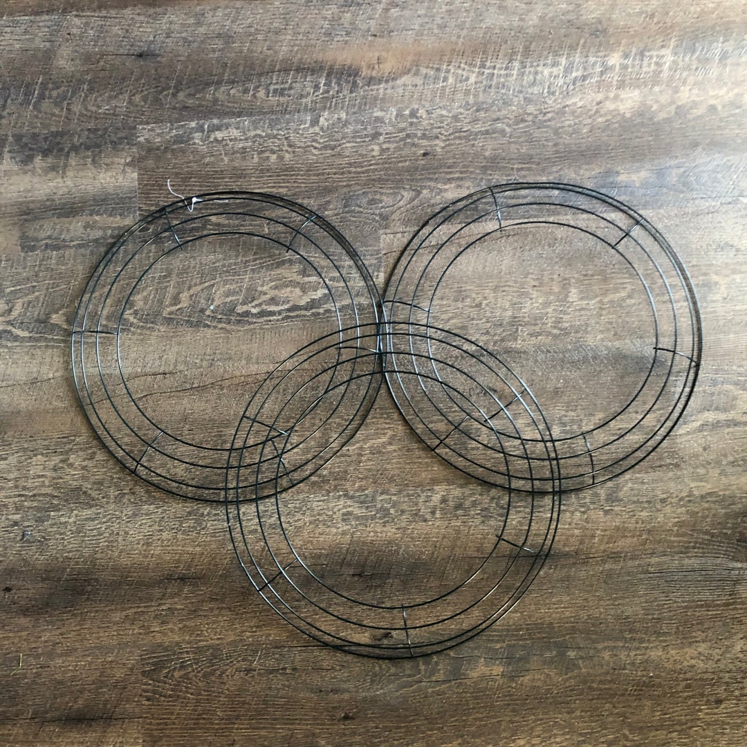 3 PACK OF 14” Wreath Frames, Work Wreath Frame, - Etsy