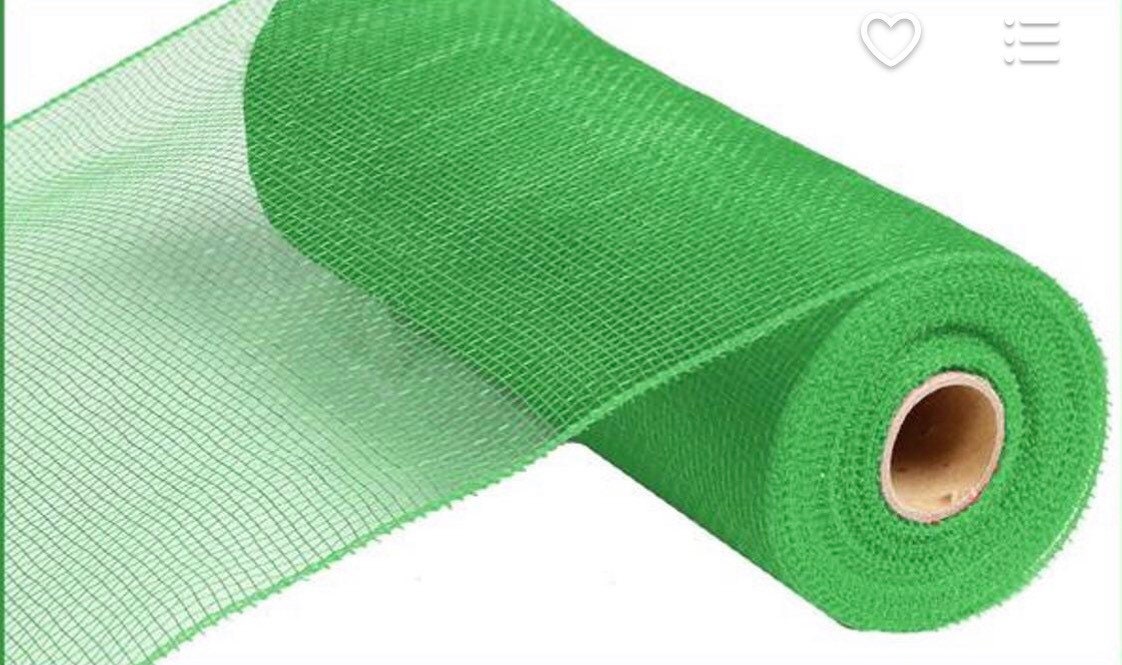 Lime Green Deco Mesh 10" X 10 Yards - Etsy