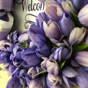 Tulip Welcome Wreath - Etsy