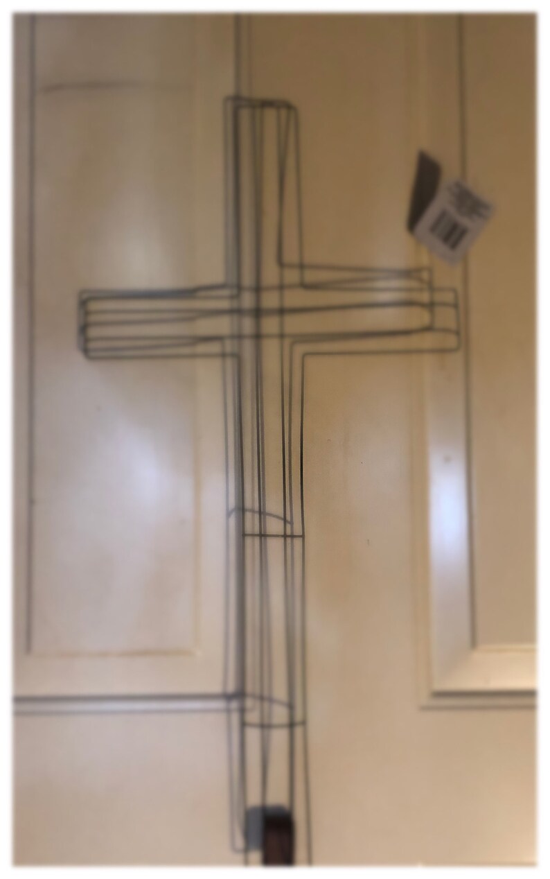 Cross Wreath Frame - Etsy