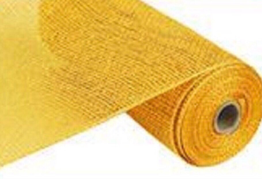 Yellow Poly Burlap 10 Inch mesh is 10 inches wide by 10 | Etsy