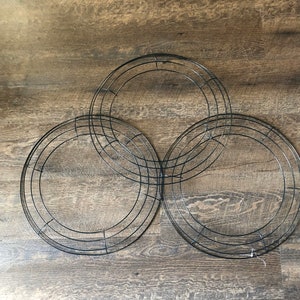 3 PACK OF 14” Wreath Frames, Work Wreath Frame, - Etsy