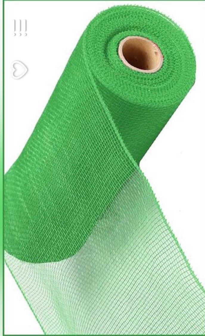 Lime Green Deco Mesh 10" X 10 Yards - Etsy