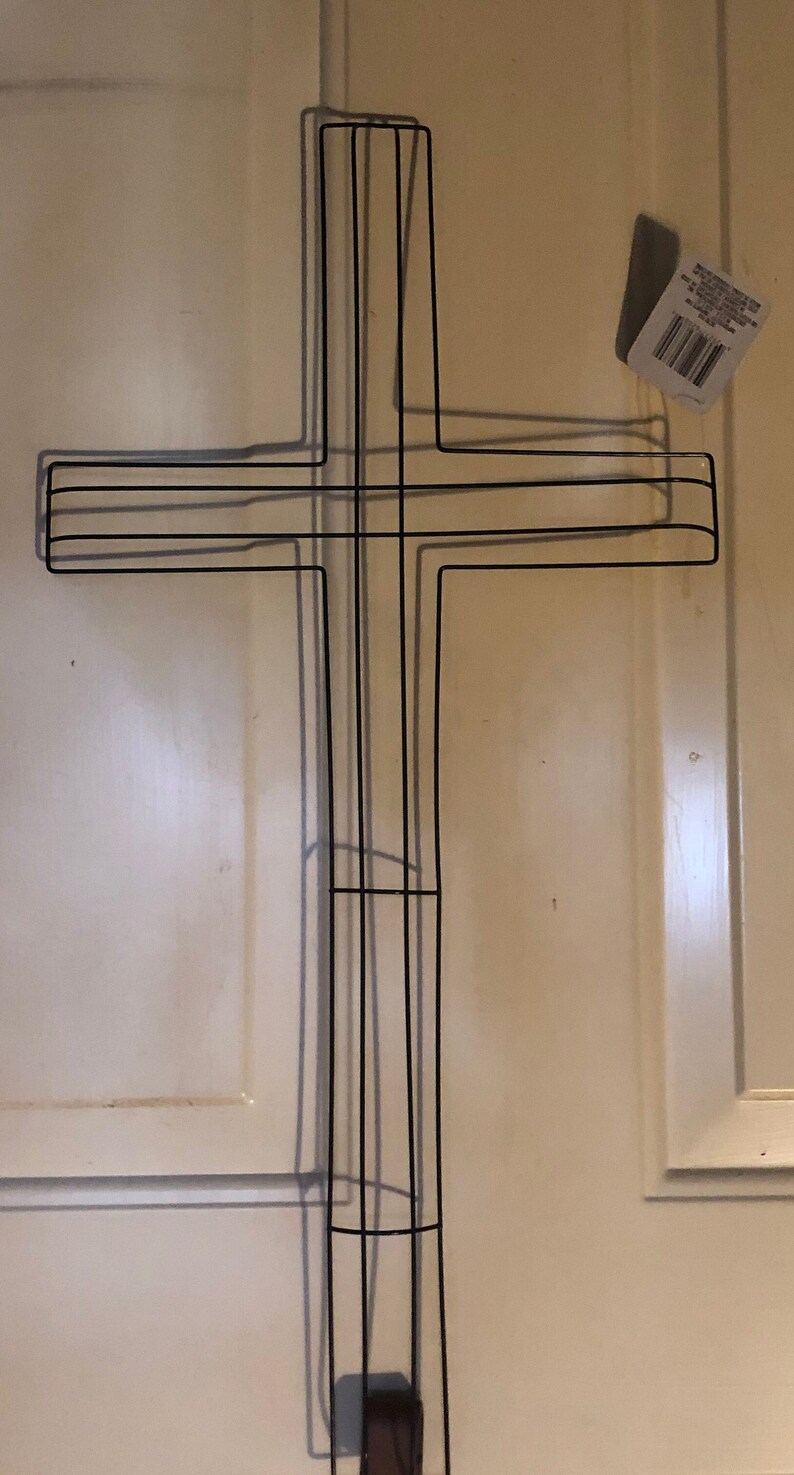 Cross Wreath Frame - Etsy