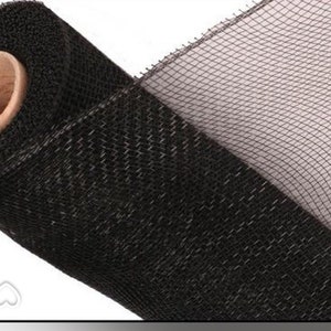 21" Black Poly Deco Mesh, Black Mesh,deco Mesh,poly Deco Mesh,poly Mesh ...