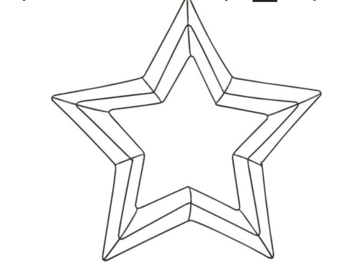 Star Metal Frame - Etsy