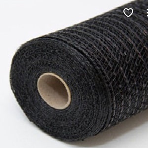 21" Black Poly Deco Mesh, Black Mesh,deco Mesh,poly Deco Mesh,poly Mesh ...