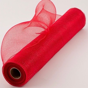 21 Poly Deco Mesh: Red - Etsy