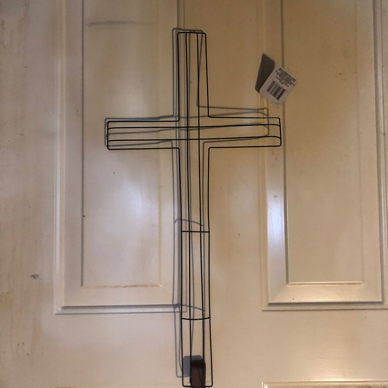 Cross Wreath Frame - Etsy