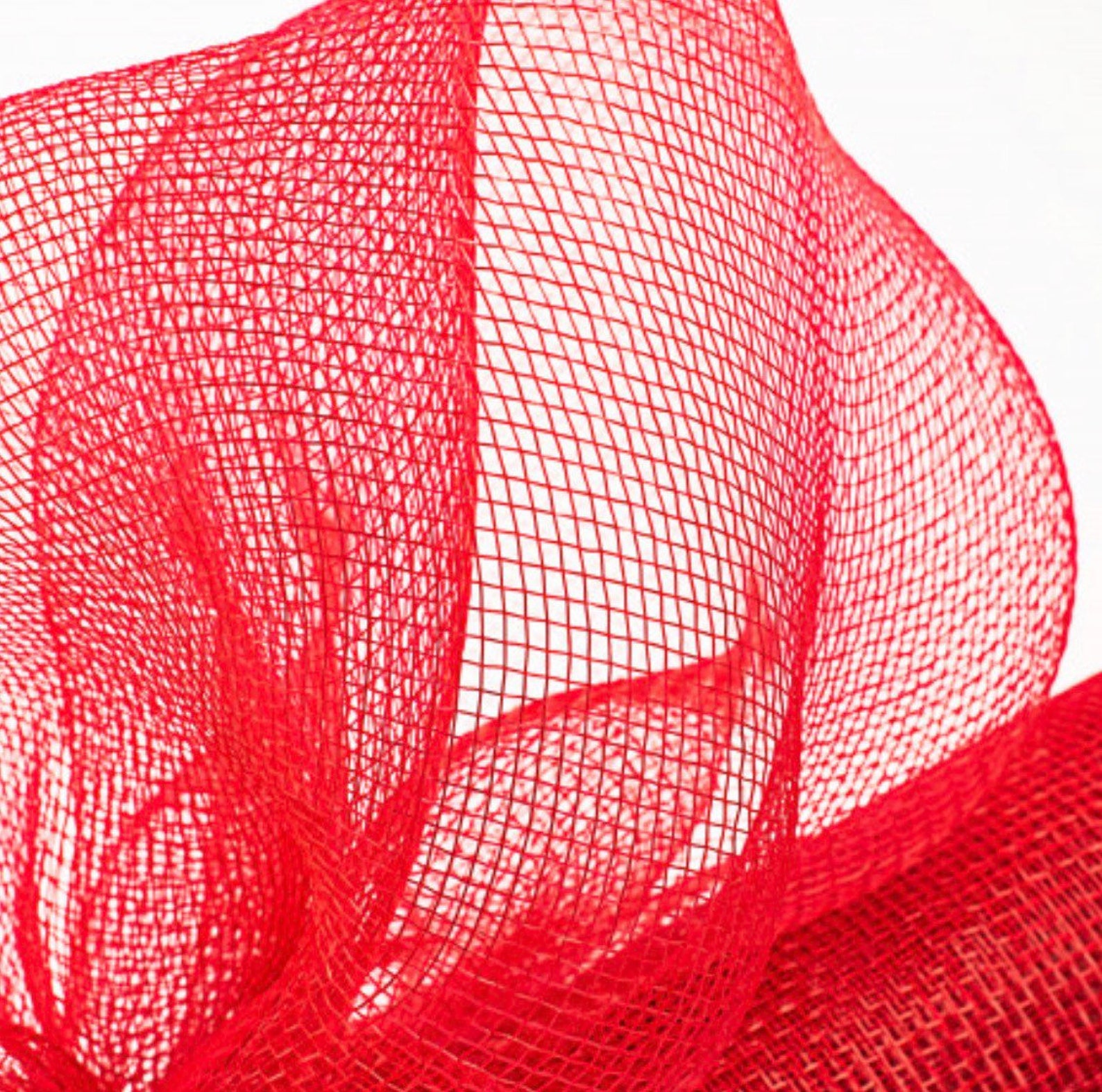 21 Poly Deco Mesh: Red - Etsy