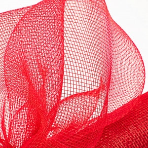 21 Poly Deco Mesh: Red | Etsy