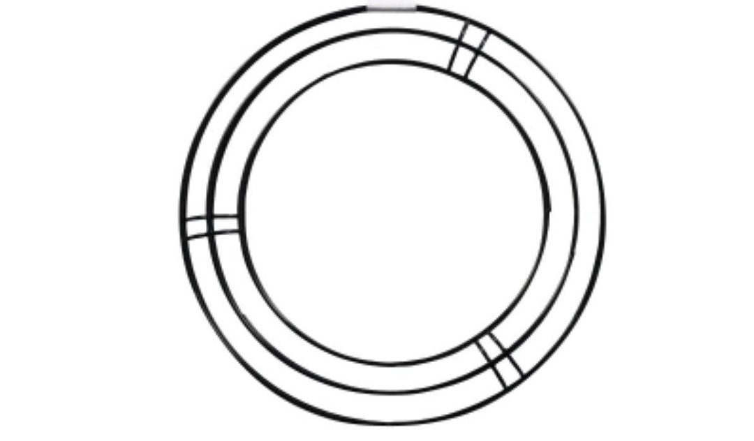 Round Metal Wreath Forms, 8”-in. - Etsy