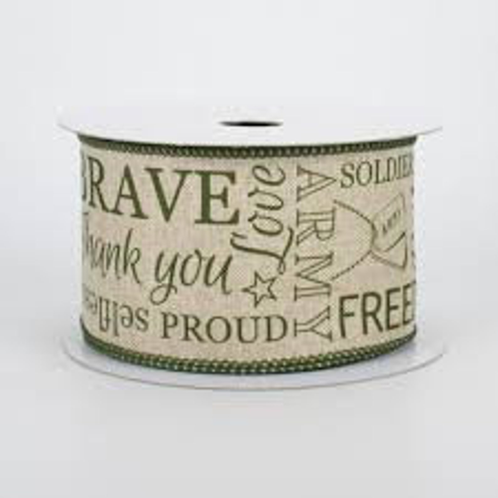 Army On Royal Burlap 2.5x10 | Etsy