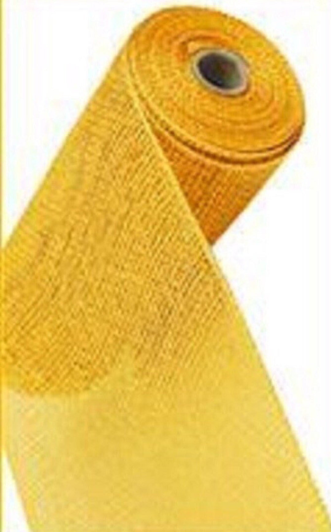 Yellow Poly Burlap 10 Inch Mesh is 10 Inches Wide by 10 Yards. Use to ...