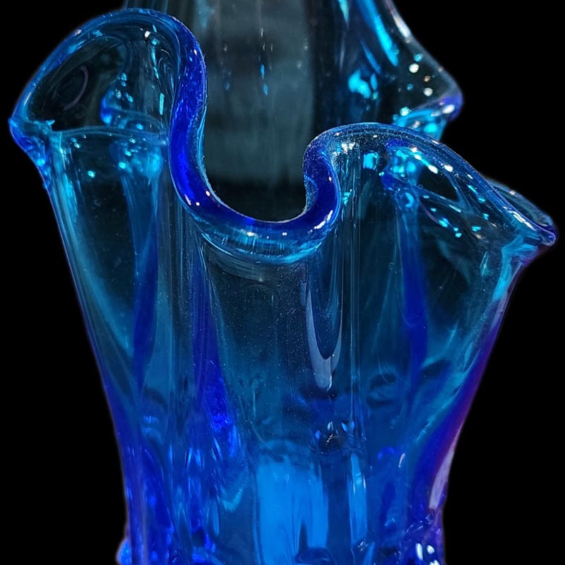 Fenton Handkerchief Vases - Etsy
