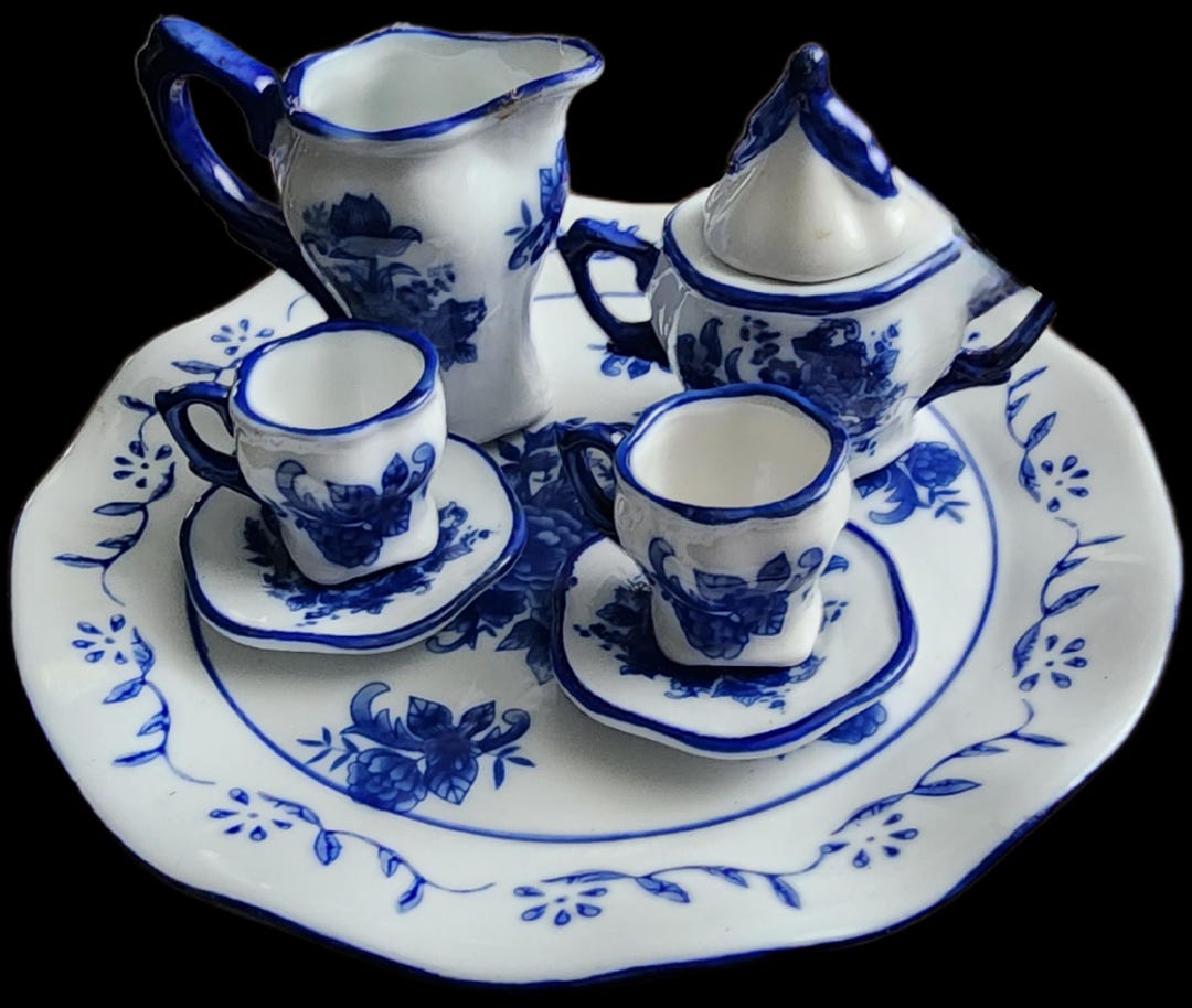 Vintage Miniature Japanese Tea Set - Etsy