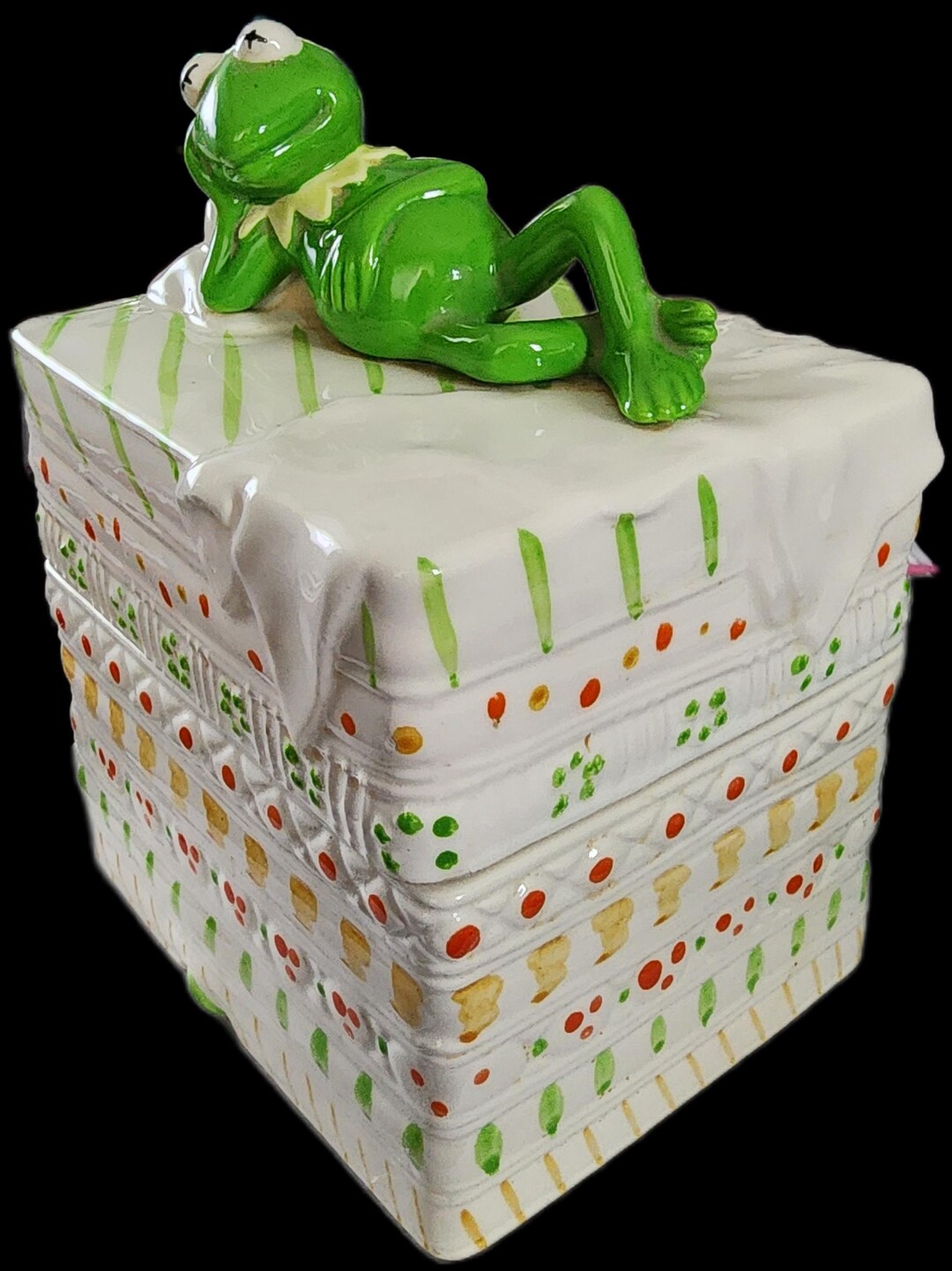 Vintage Sigma 1977 Kermit by Jim Henson Cookie Jar. Great Condition for ...