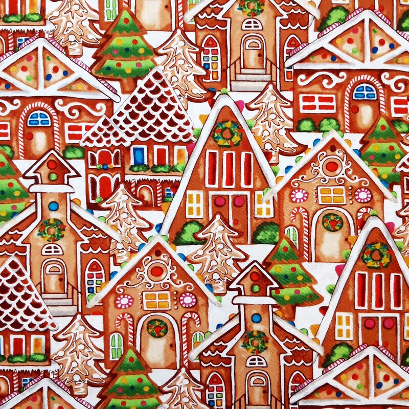 Gingerbread Fabric - Etsy