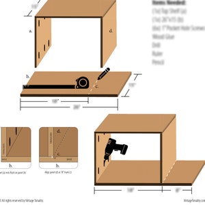 MCM Record Player Stand Build Plans: DIY Vinyl Storage (PDF) - Etsy