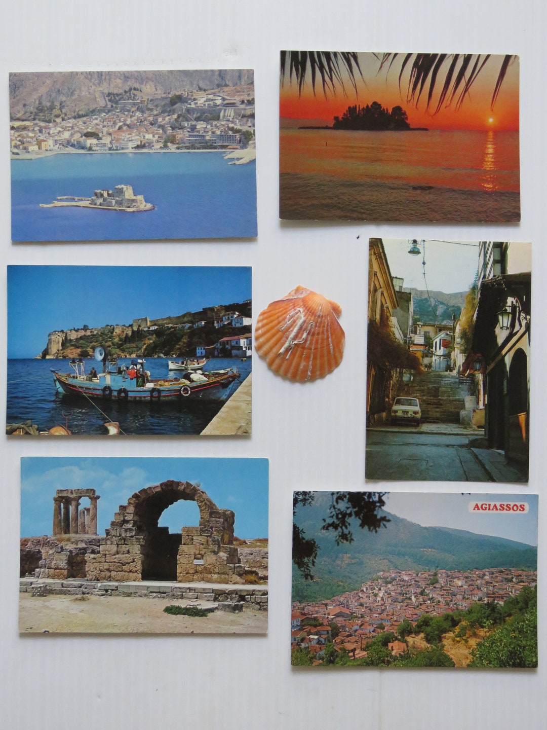 6 Mixed Vintage Postcards From Greece/unused Collector Cards - Etsy