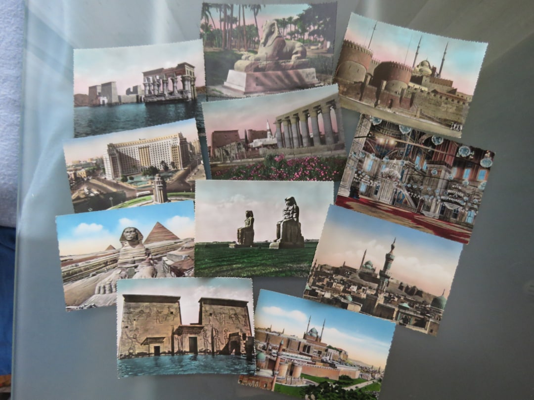 11 Vintage Egypt Real Photos Postcards/rare and Collectable CAIRO ...