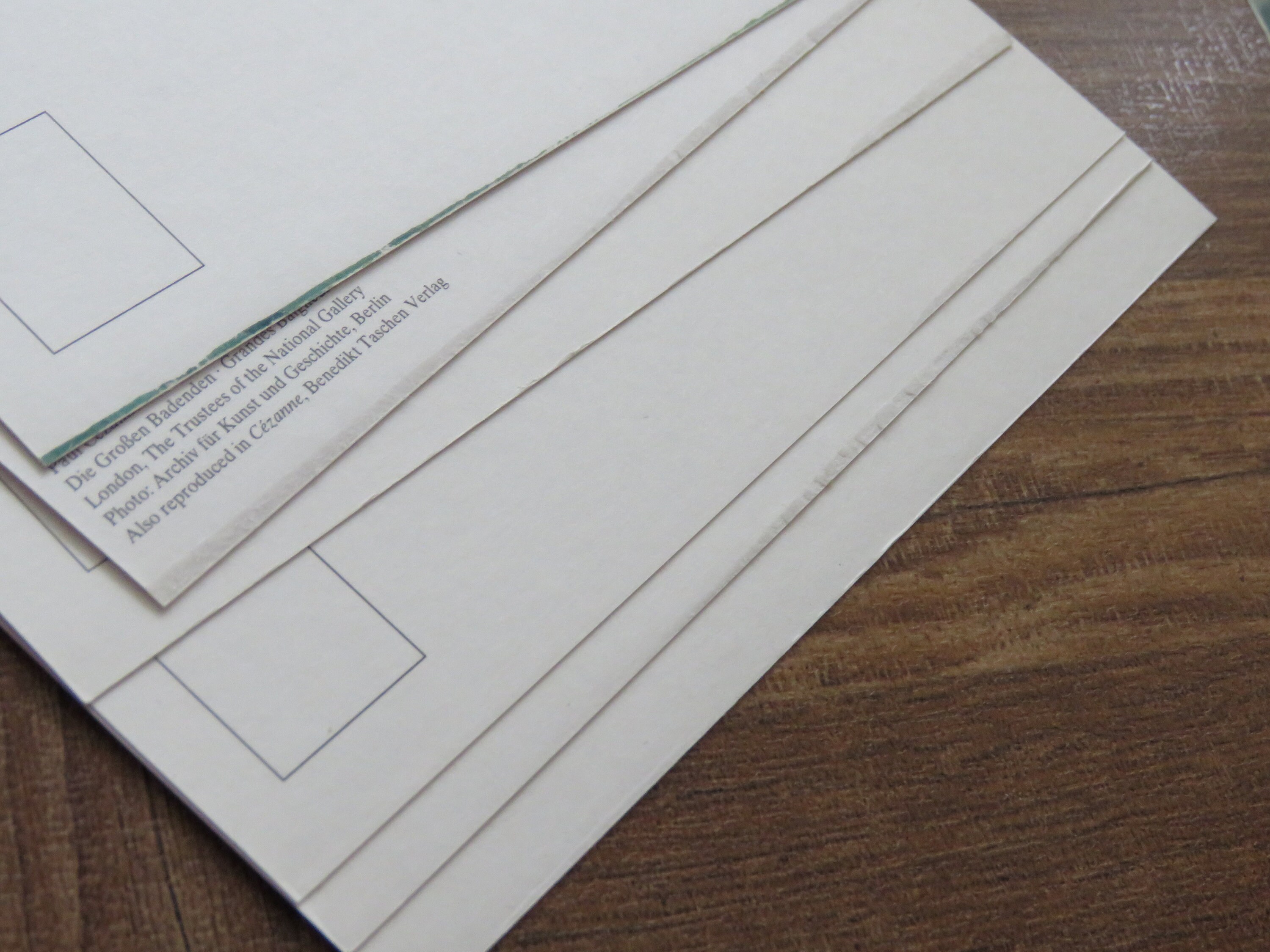 6 Big Vintage Paul Cézanne Art Postcards From the 90's - Etsy