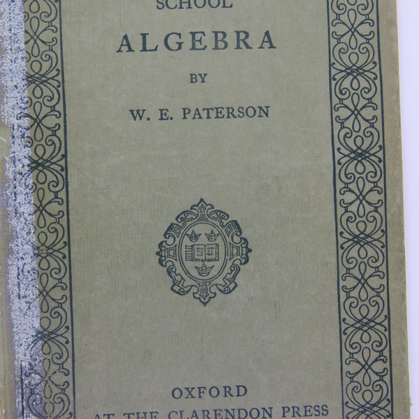 Vintage Math Book - Etsy