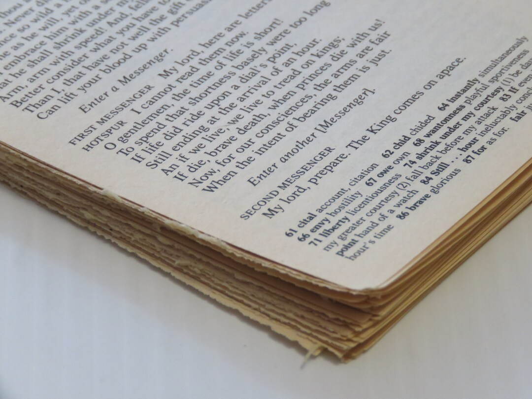 Shakespeare Henry IV, Ephemera Pages for Junk Journal, Art Craft ...