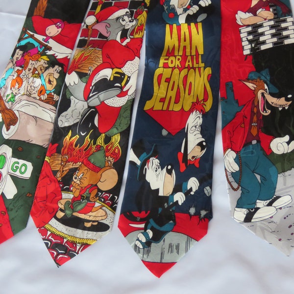 Cartoon Ties - Etsy