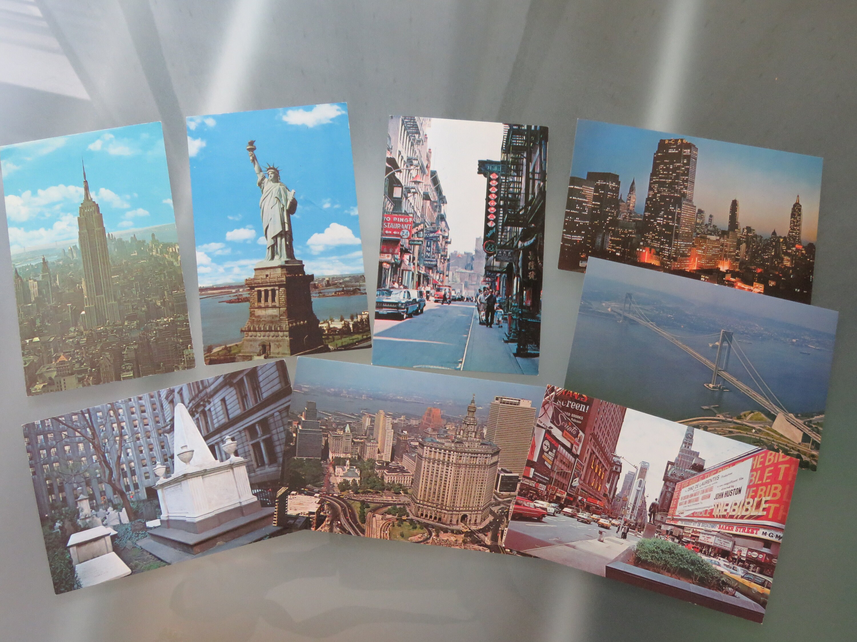 8 Vintage New York City Postcards From the 60's-70's, Collector ...