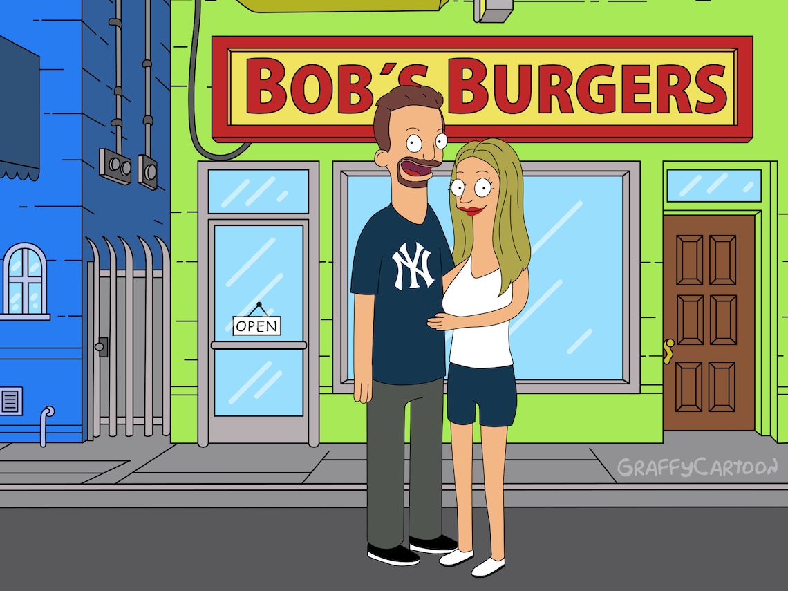 Bobs Burgers Portrait Bob Burg Portrait LGBTQ Friendly | Etsy