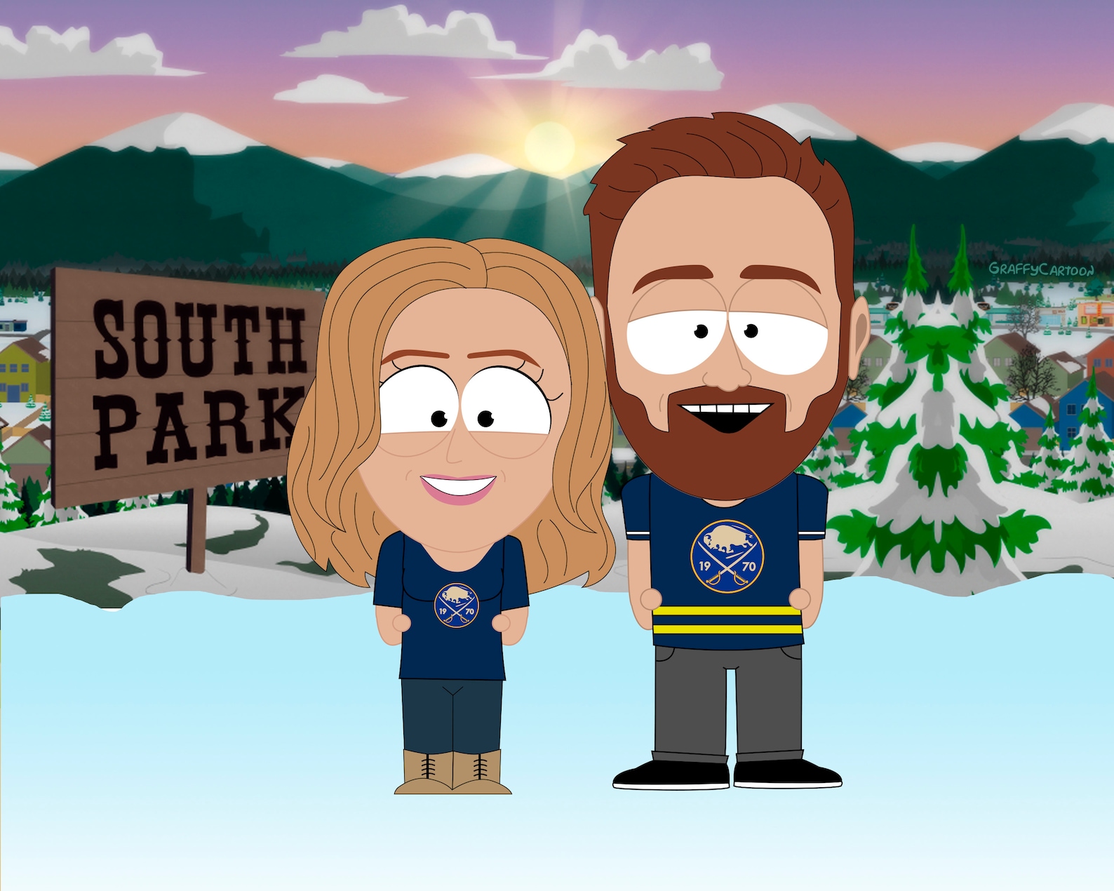 South Park Portrait South Park Custom Family Portrait Mens - Etsy