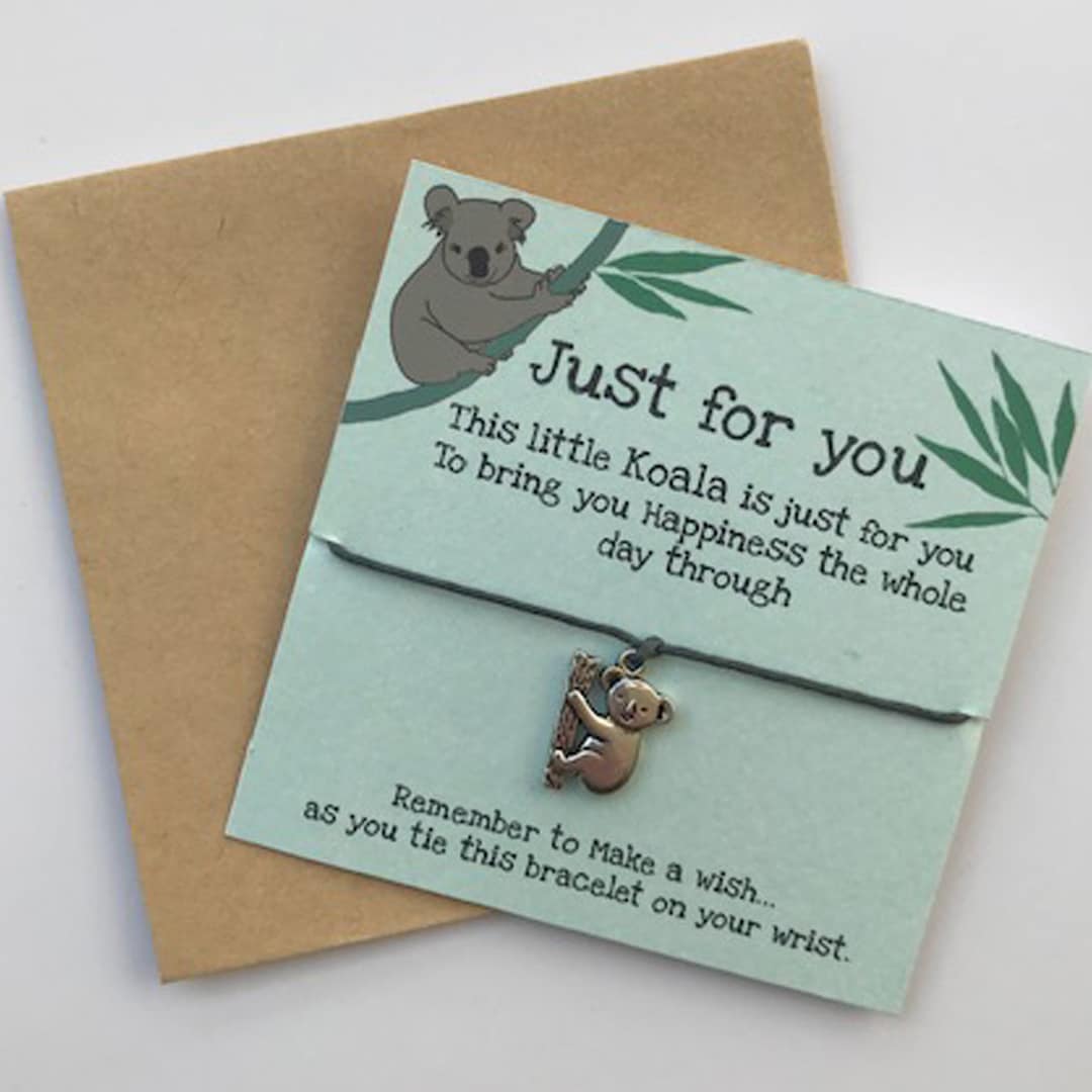 Wish Bracelet,koala Wish Bracelet, Koala Charm Bracelet,happiness Charm ...