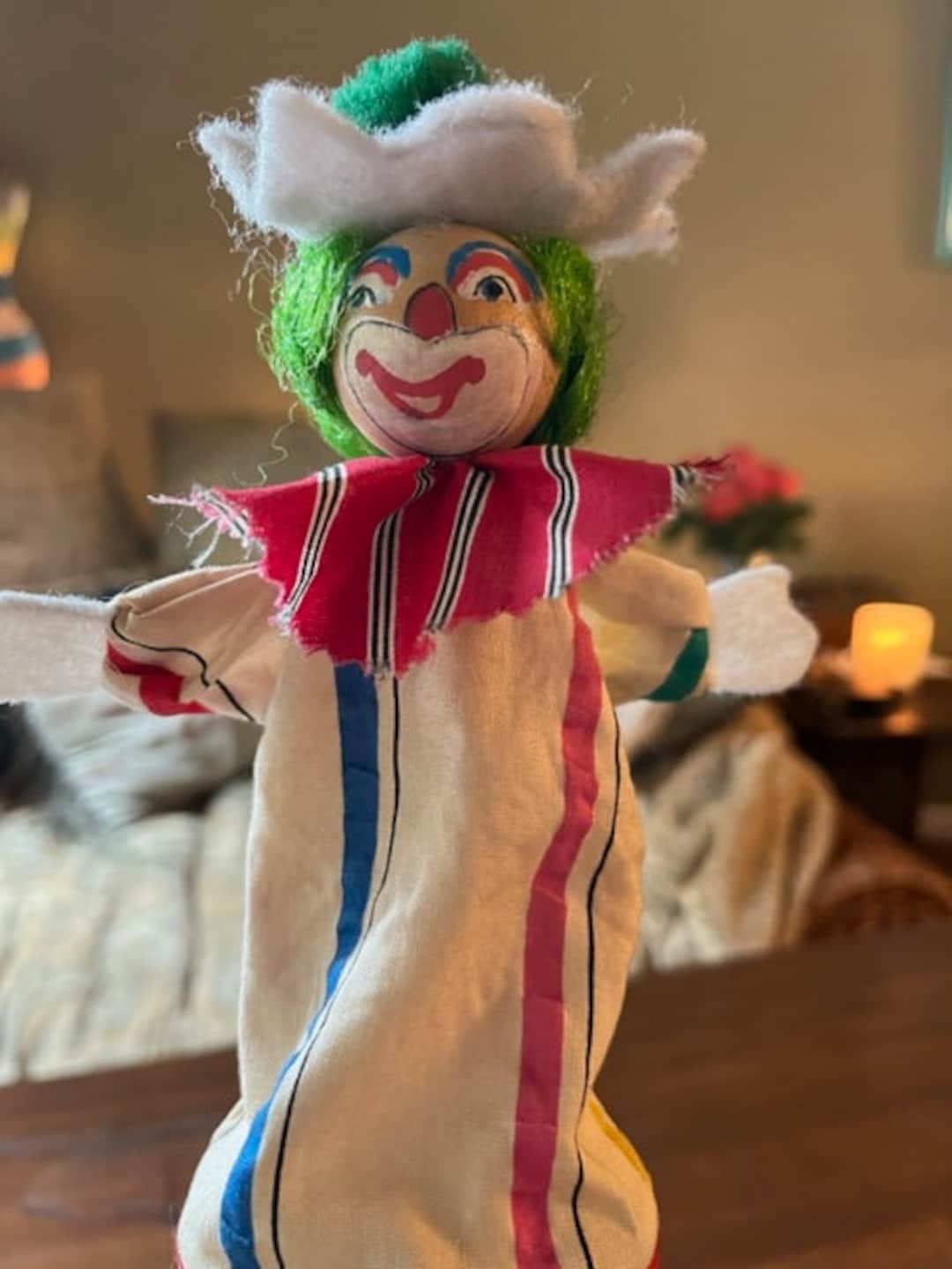 Clown Puppet - Etsy