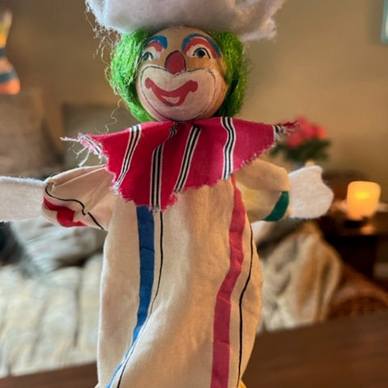 Clown Hand Puppet - Etsy