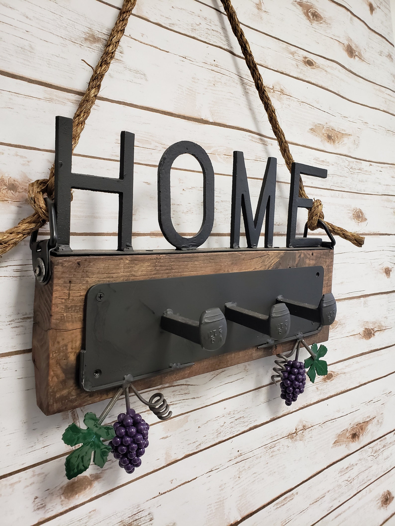 Wall Mounted Multi-purpose Hanging Coat Rack - Etsy