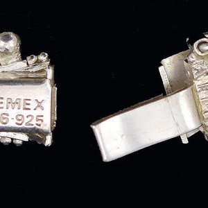 Vintage Sterling Silver Clasp Bracelet W/ A Woven Look 7 3/8 Inches - Etsy