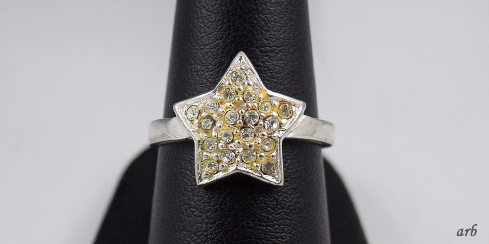 Adorable Modern Sterling Silver Star Shaped Ring Set W/ - Etsy