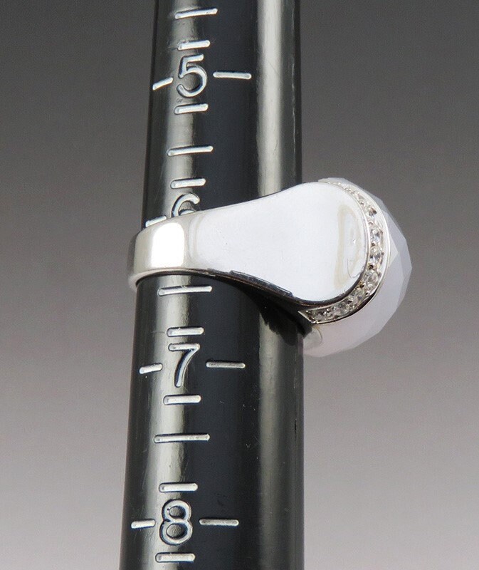 Statement Sterling Silver Diamond Rhinestone Cocktail Ring - Etsy