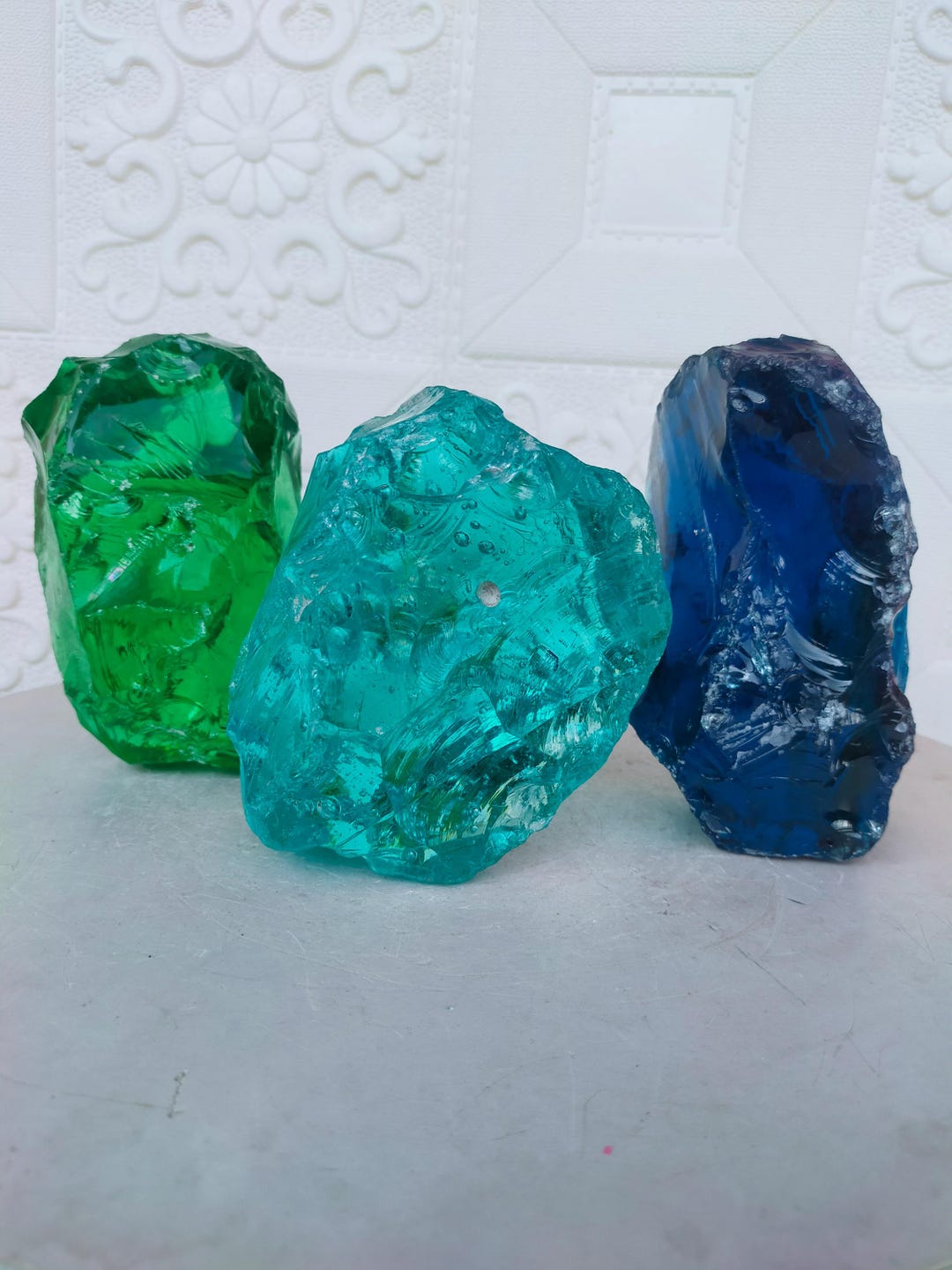 3,1 Kg Three Colors Andara Crystal Rough 82 - Etsy