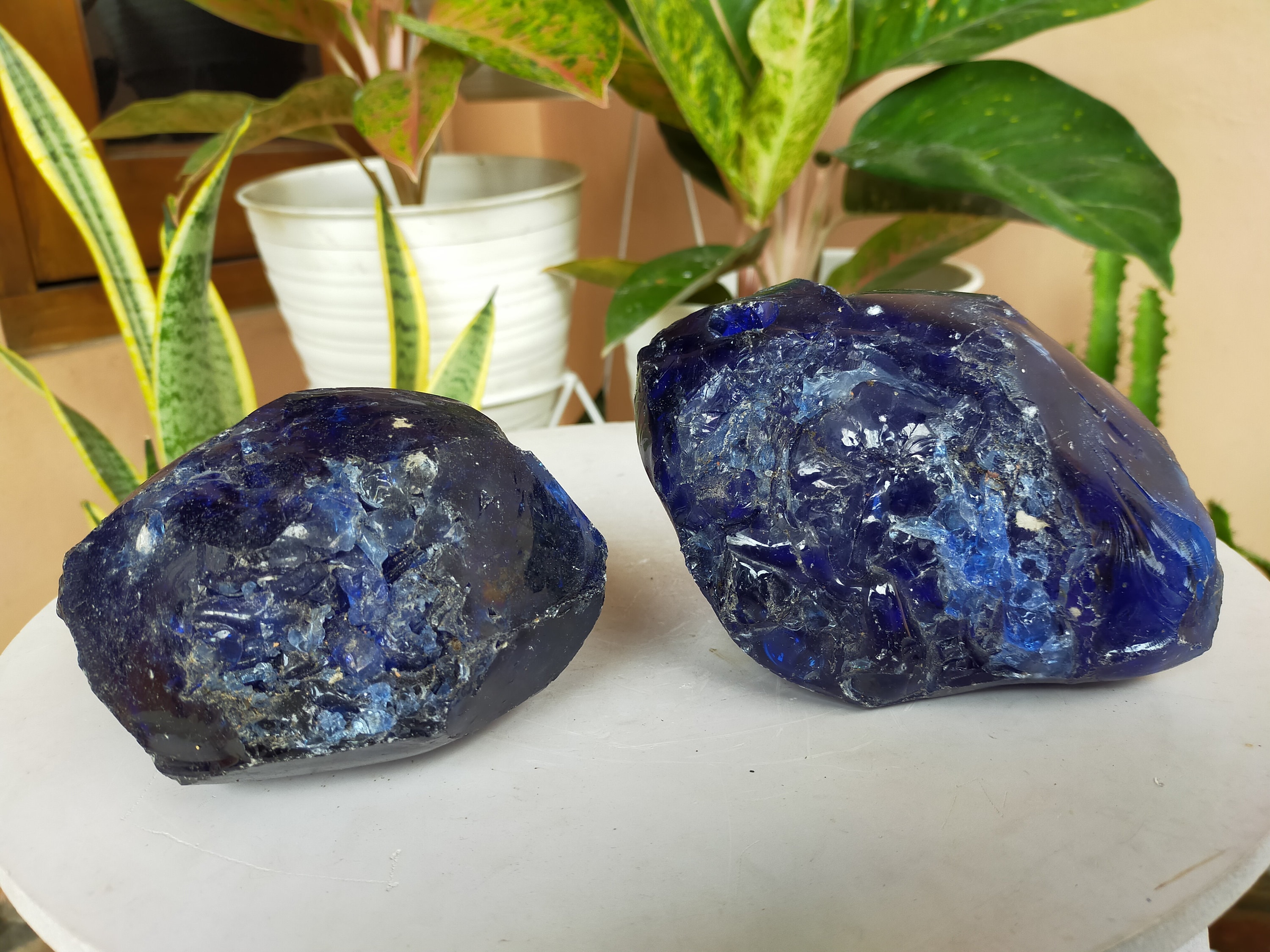 1,9 Kgs Navy Blue Andara Crystals Rough - Etsy