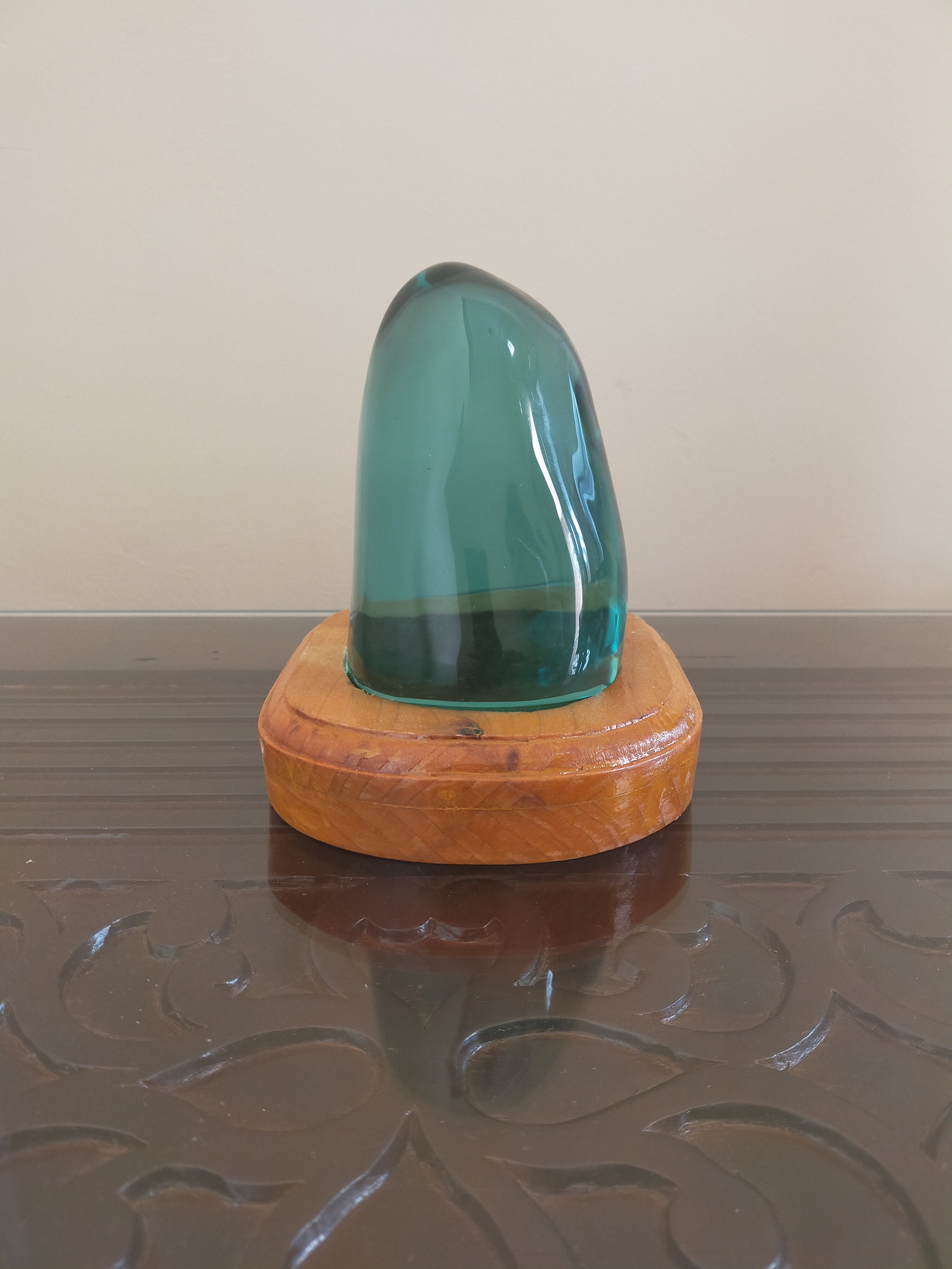 16 Kg Beautiful Andara on the Table With Wood Base - Etsy