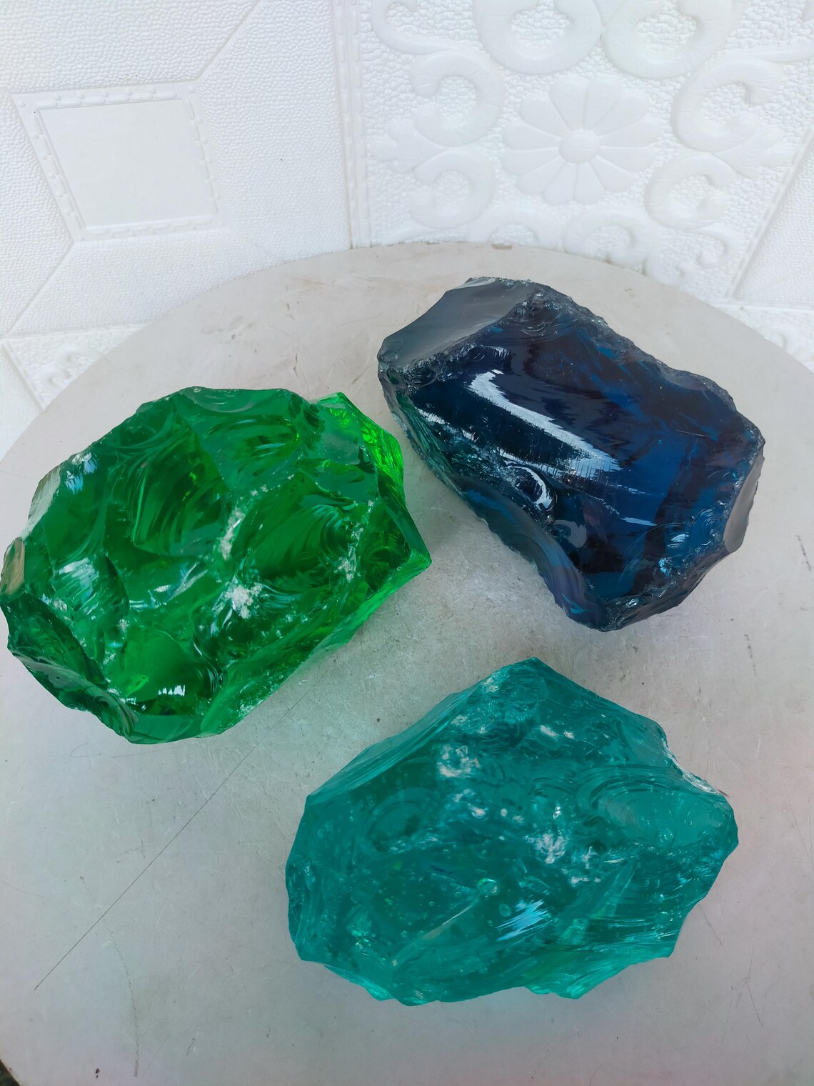 3,1 Kg Three Colors Andara Crystal Rough 82 - Etsy