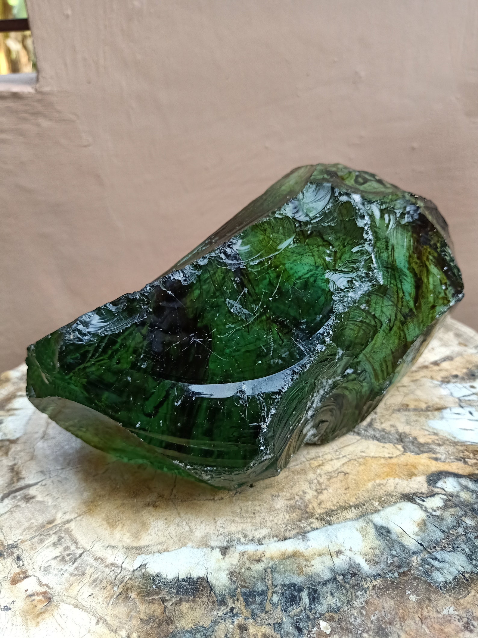 Forest Green Monatomic Andara Crystal 4000 Gr - Etsy