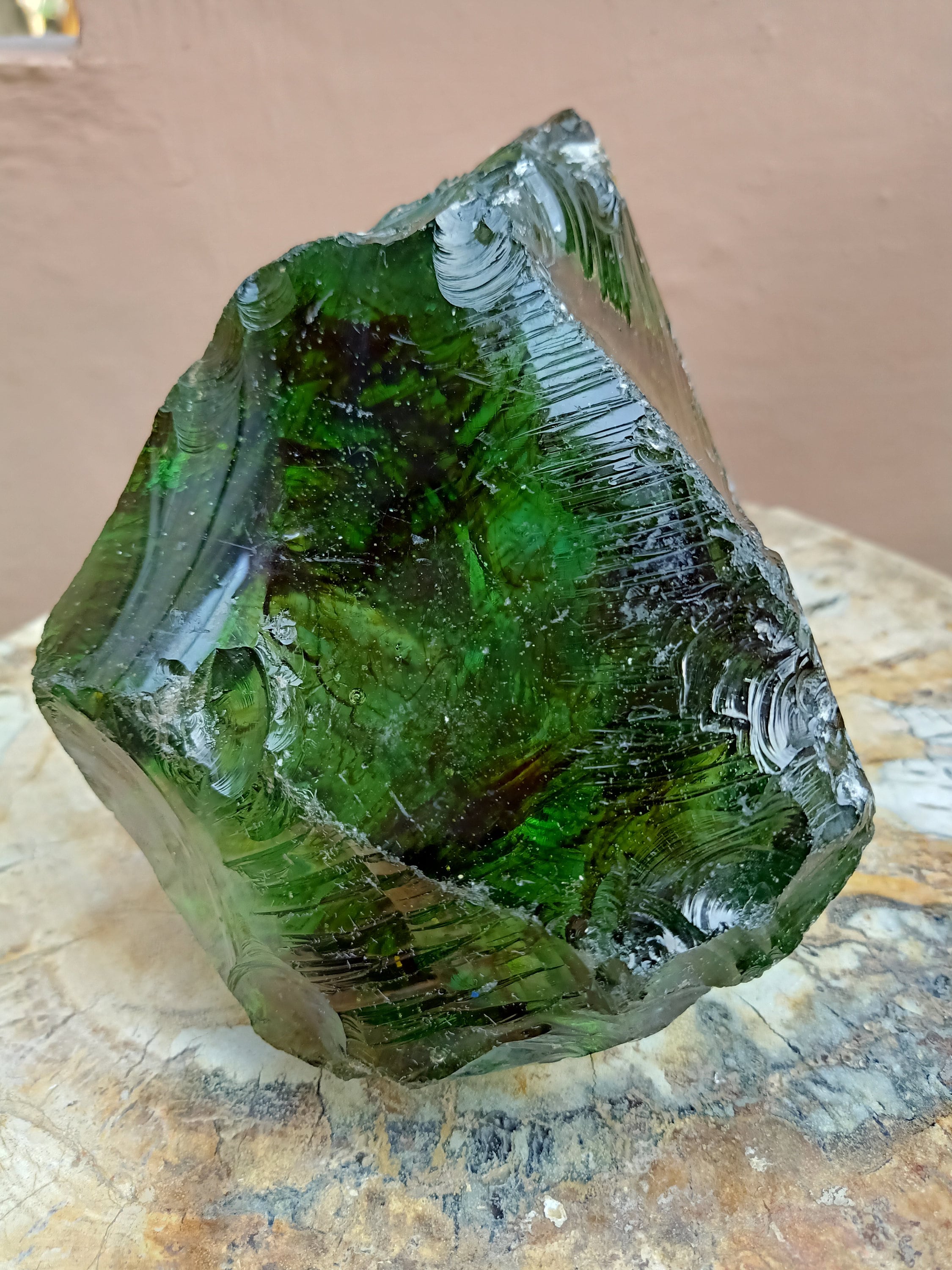 Forest Green Monatomic Andara Crystal 4000 Gr - Etsy