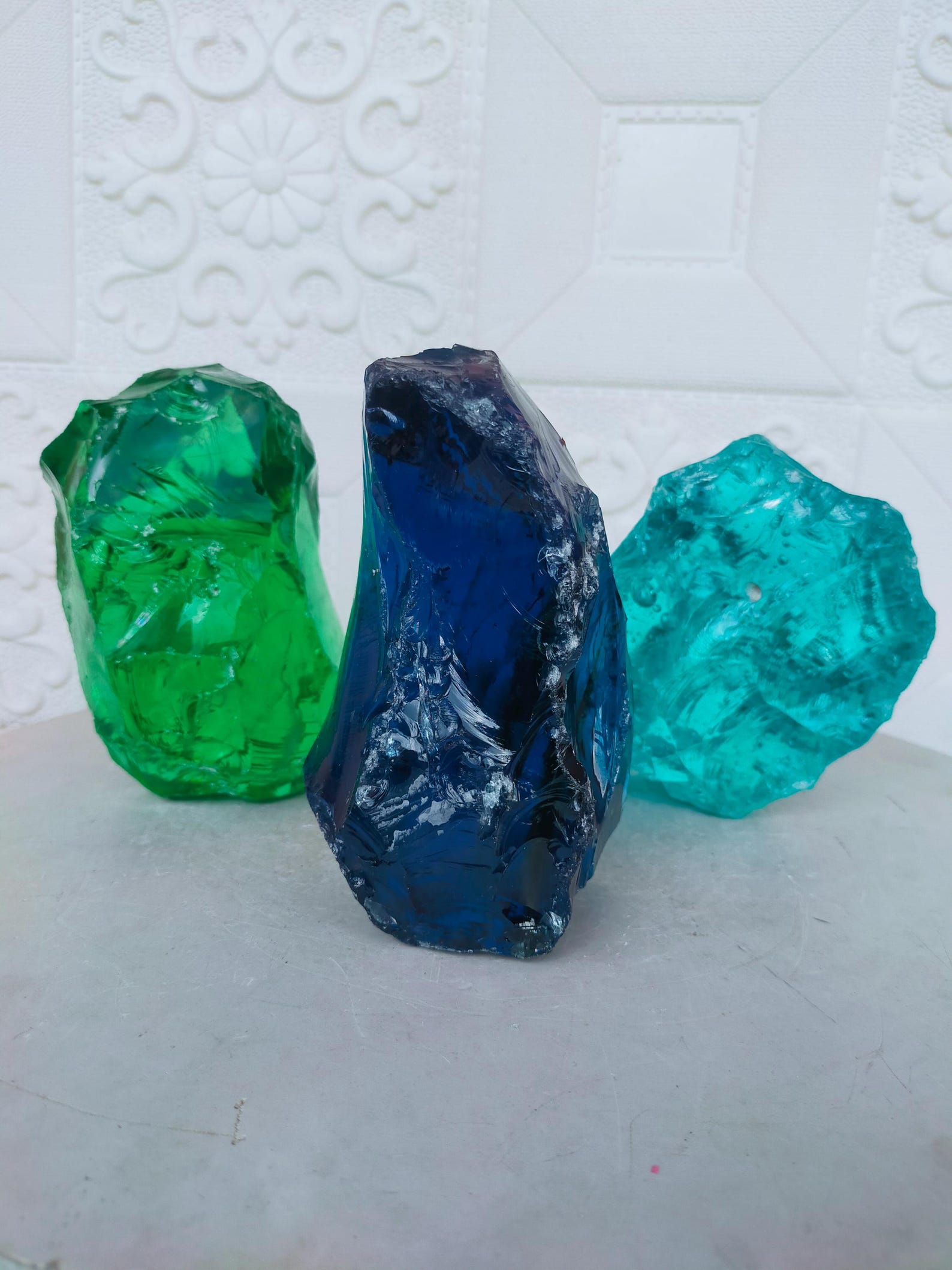 3,1 Kg Three Colors Andara Crystal Rough 82 - Etsy